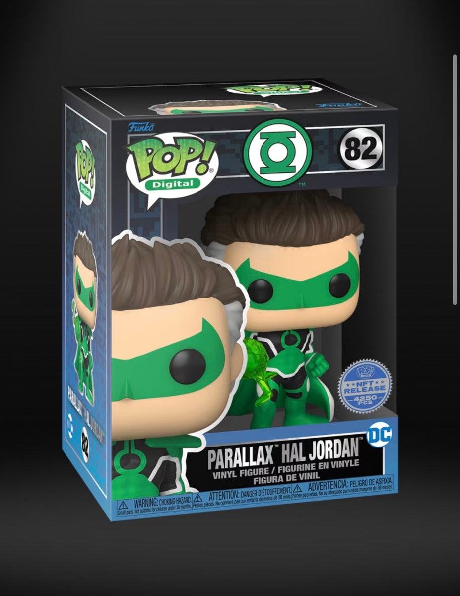 Funko Pop! Digital: DC - Parallax Hal Jordan NFT Physical Pop | Lost ...